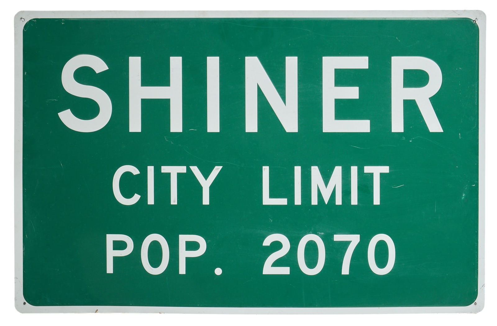 Shiner City Limits Sign - Jul 27, 2025 | Vogt Auction Texas In Tx