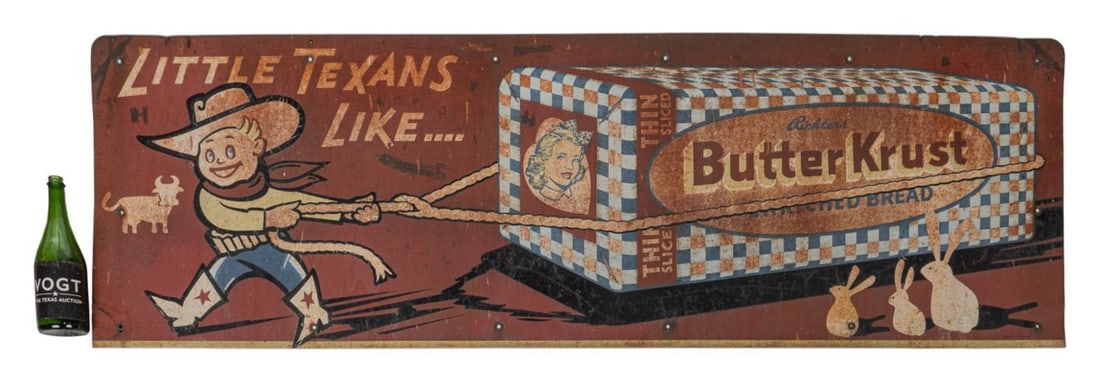 Large Butterkrust Bread Sign Auction