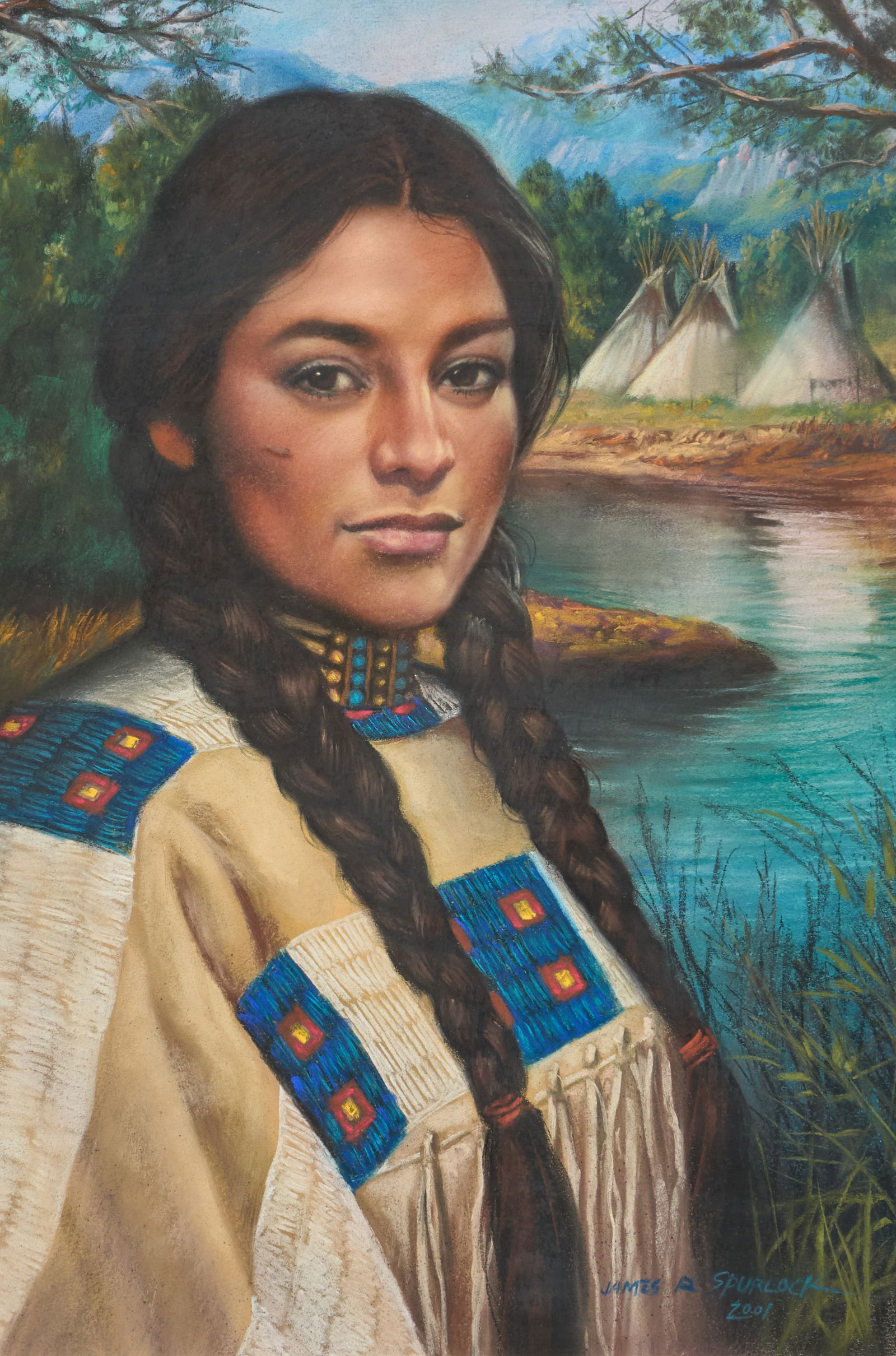 James Spurlock, "village Maiden" Auction