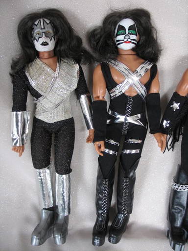 All Original 1977 Mego 'kiss' Set Of Four Action Dolls