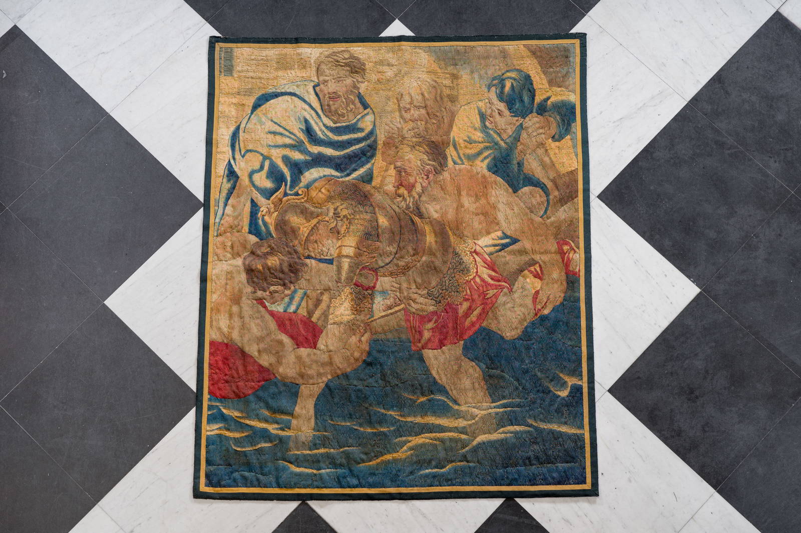 A Flemish 'alexander The Great Rescued From The River Cydnus' Wall ...