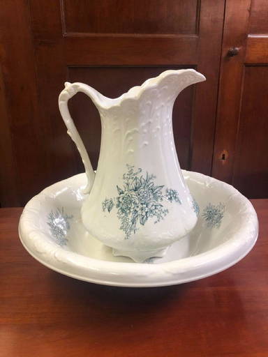 Smith Phillips Semi Porcelain Pitcher & Bowl