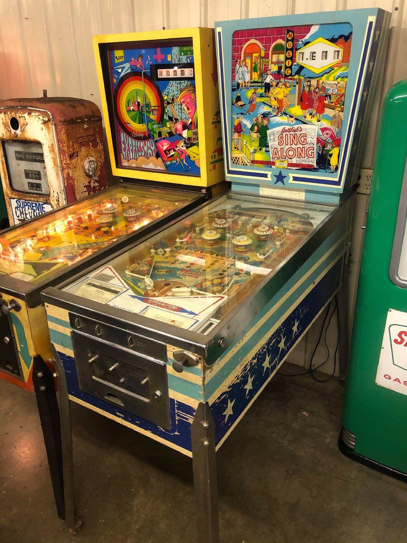 Gottlieb's Sing Along Pinball Machine - Nov 13, 2020 | Swisher Bros ...