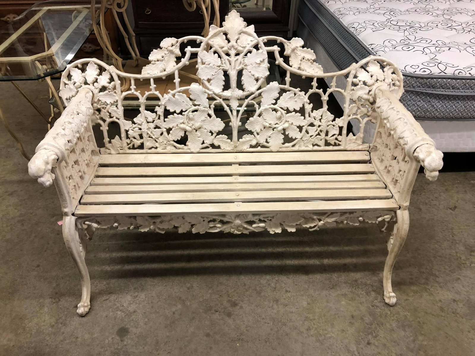 Cast Iron Victorian Style Bench