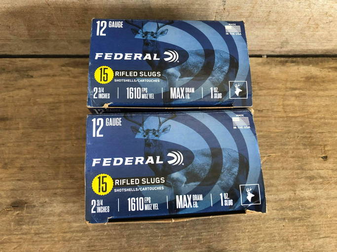 30 Rifled Slugs 12 Ga. Federal