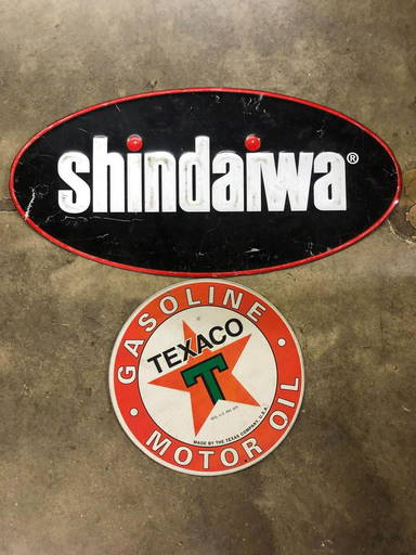 Shindaiwa Sign, Texaco Motor Oil