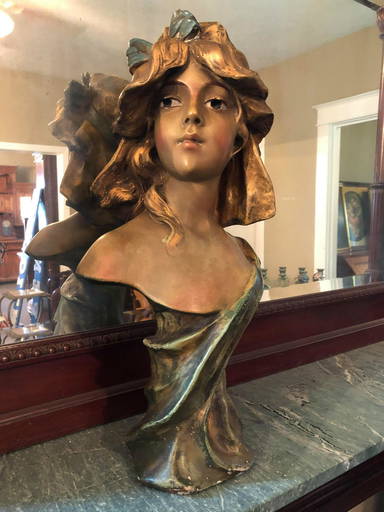 Late Victorian Bust (Ht 20 ") - Oct 09, 2021 | Swisher Bros. Auction ...