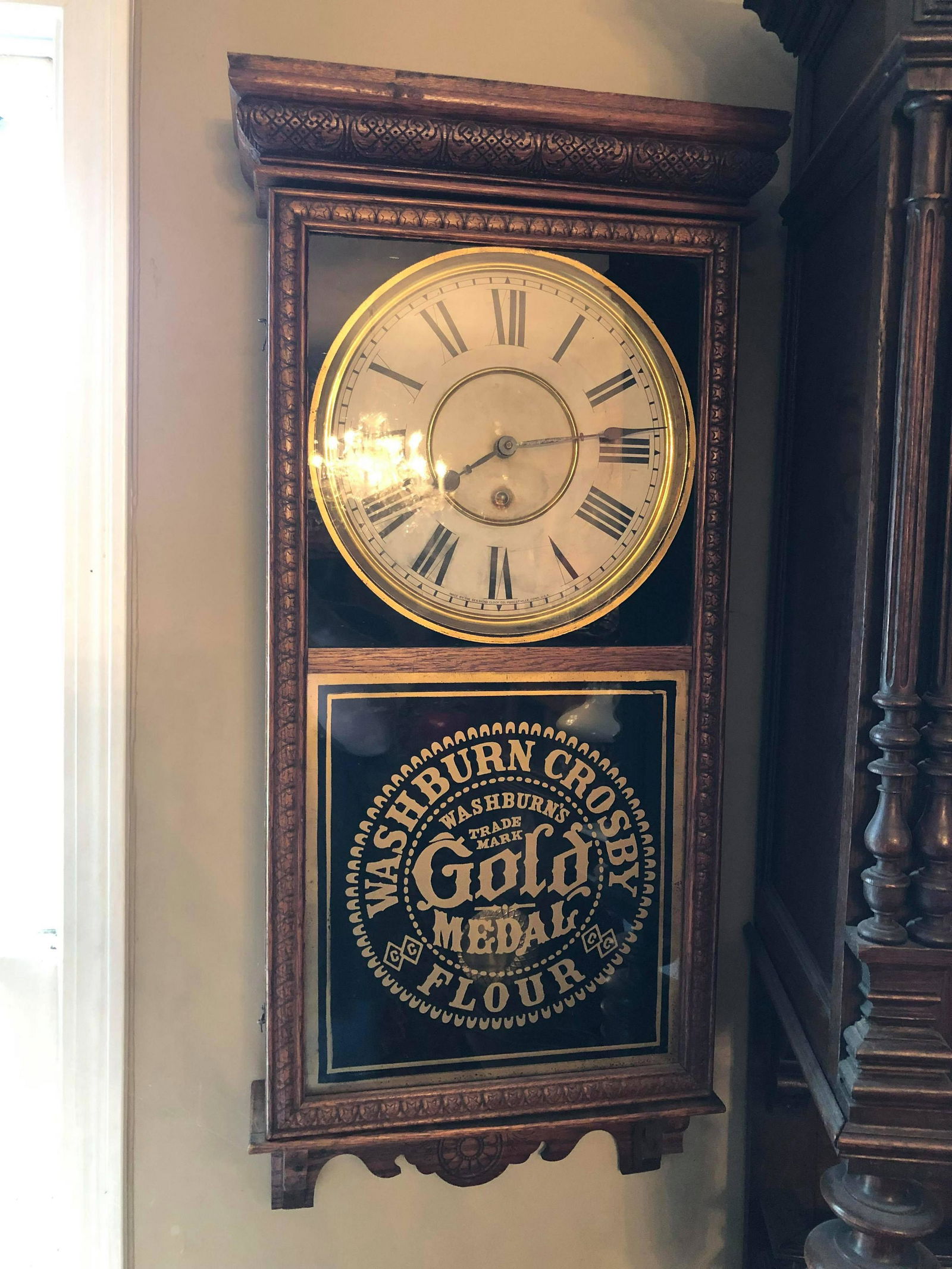 Washburn Crosby Flour Gold Medal Wall Clock