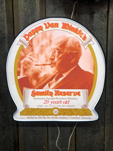 Pappy Van Winkle Family Reserve Lighted Sign