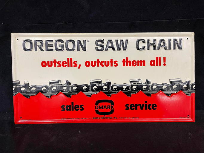 New Old Stock Metal Oregon Saw Chain "Omark" Sales And - Feb 25, 2022 ...