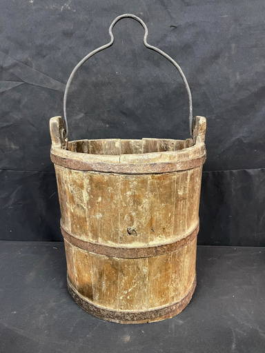 Antique Wooden Bucket