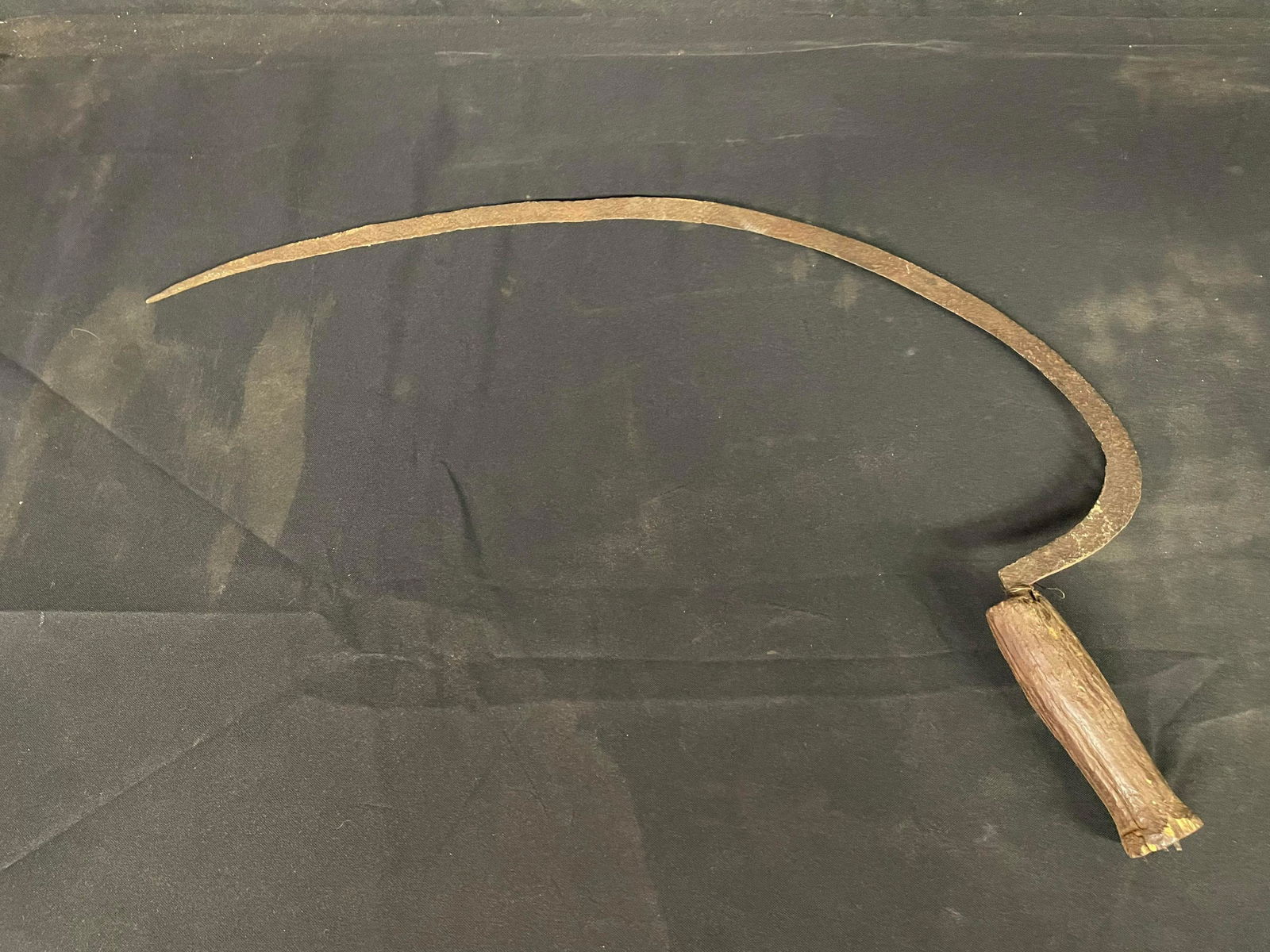 Large Hand Forged Blade Sickle Tool Primitive Agricultural Reaping Tool ...