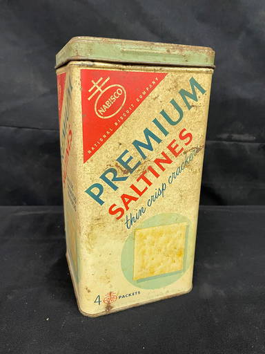 Nabisco Premium Saltines Cracker Tin
