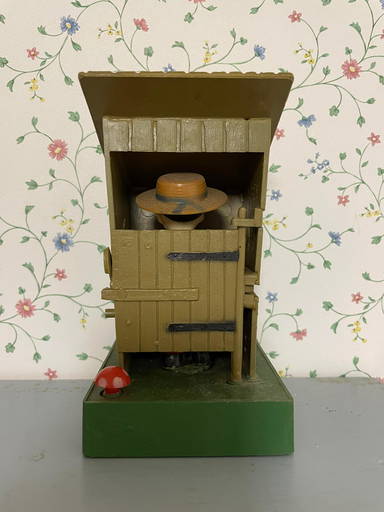 Vintage Boy In Outhouse Hong Kong Toy