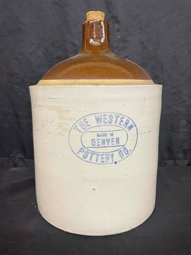 The Western Pottery Co Crock, Made In Denver