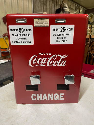 Real Coca-Cola Change Dispenser from Shelbyville KY 132 - Restored ...