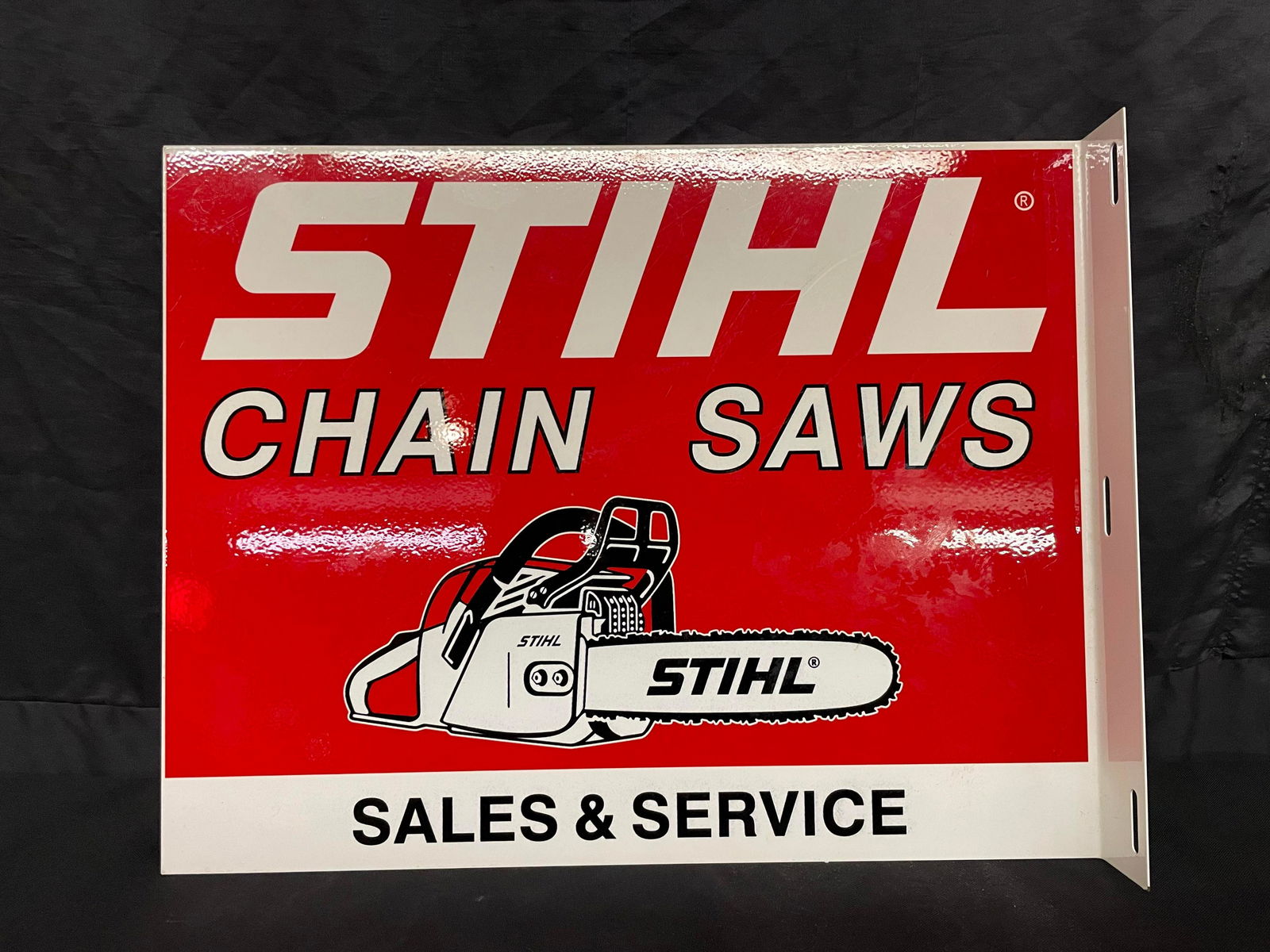 Stihl Chainsaw Sales And Service Flange Sign
