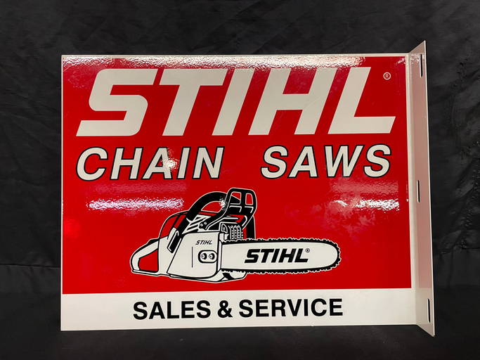 Stihl Chainsaw Sales And Service Flange Sign