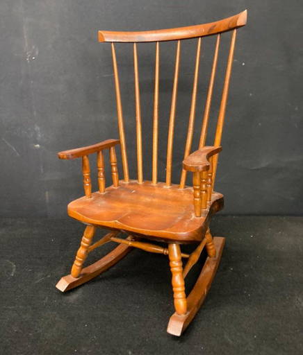 Children's Or Salesman Sample Rocking Chair