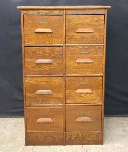 Oak 8 Drawer File Cabinet 56x33x21 0167 On Feb 11 2023 Swisher Bros Auction Llc In Ky