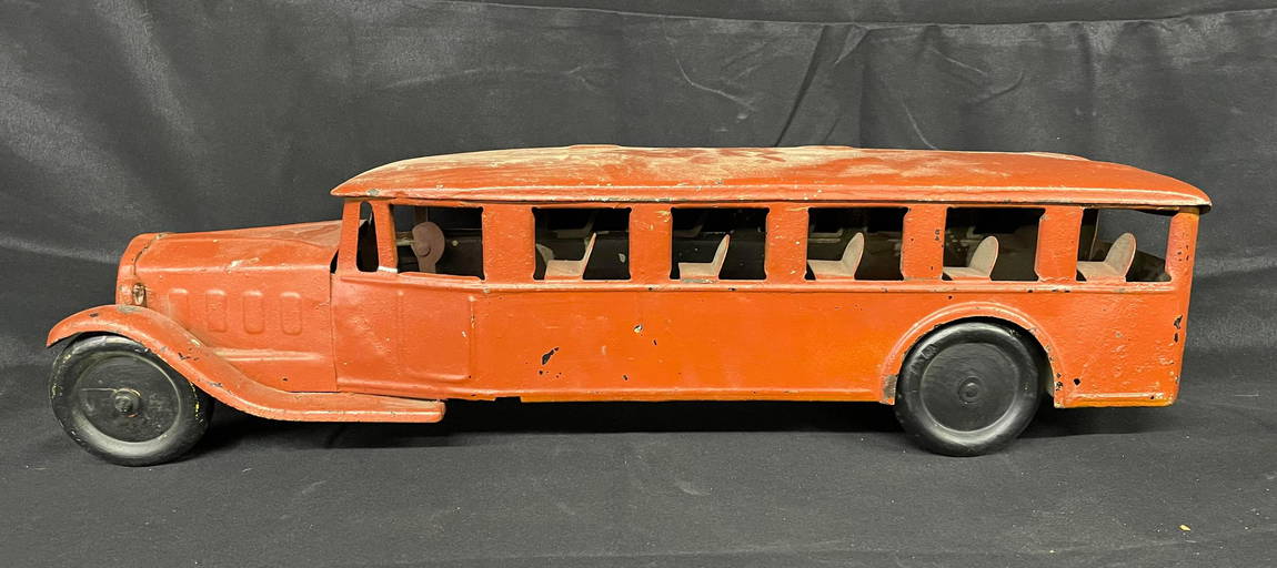 Antique Pressed Steel Cor Cor Bus Ca. 1925