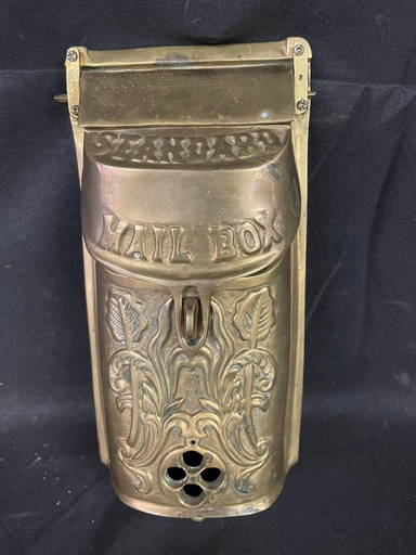 Vintage Brass Mailbox