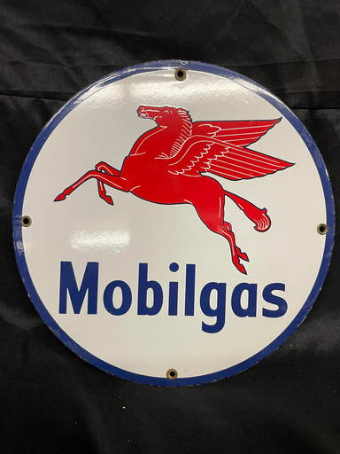 Mobil Gas Sign