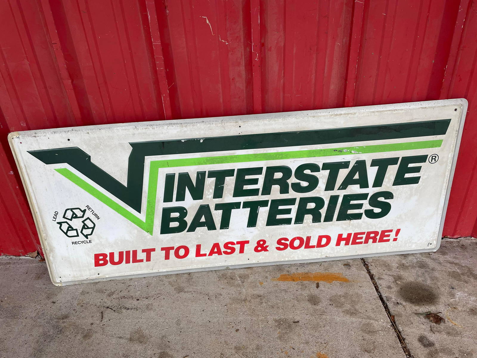 Interstate Batteries Sign - Apr 07, 2023 | Swisher Bros. Auction Llc In Ky