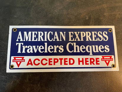Vintage American Railway Express Cardboard/steel Sign