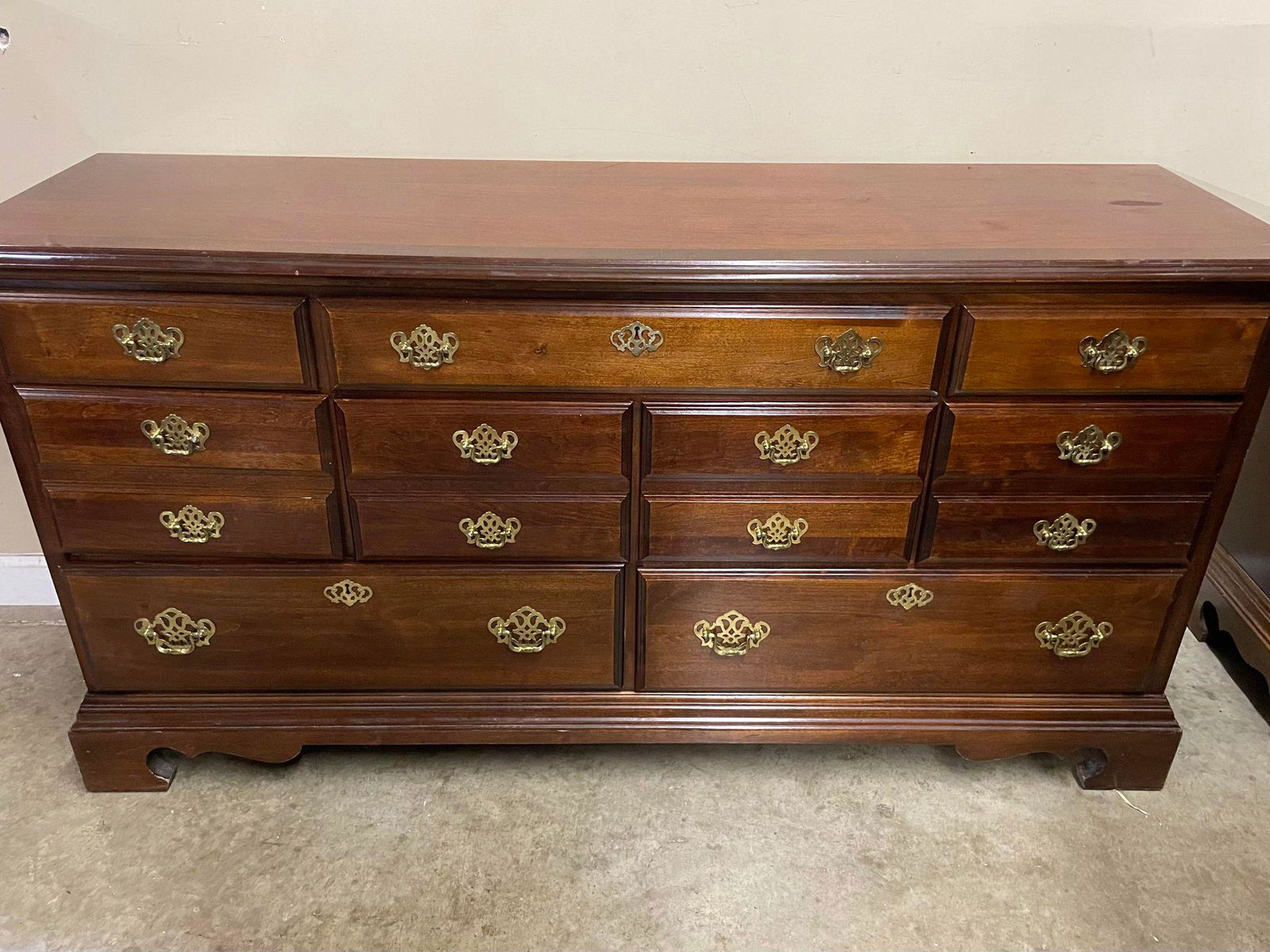 Vintage Chippendale Style Dresser