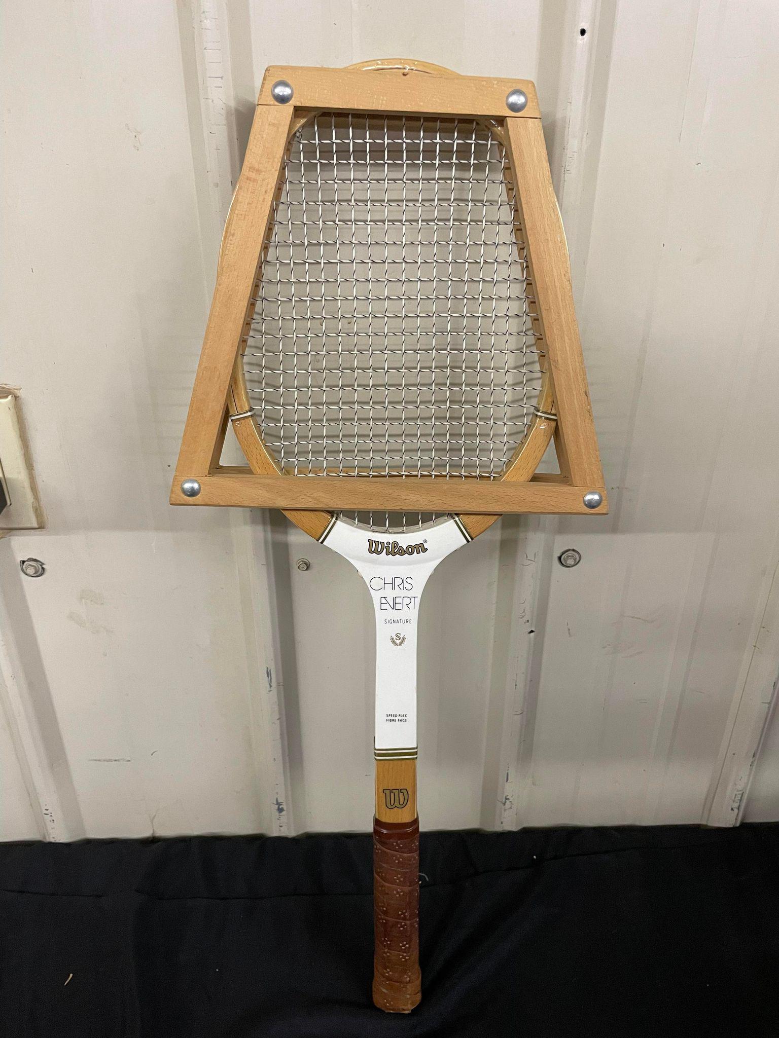 Vintage Wilson Wooden Tennis Racket
