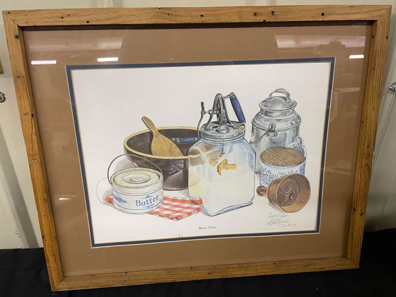 "butter Times" Print By C Don Ensor