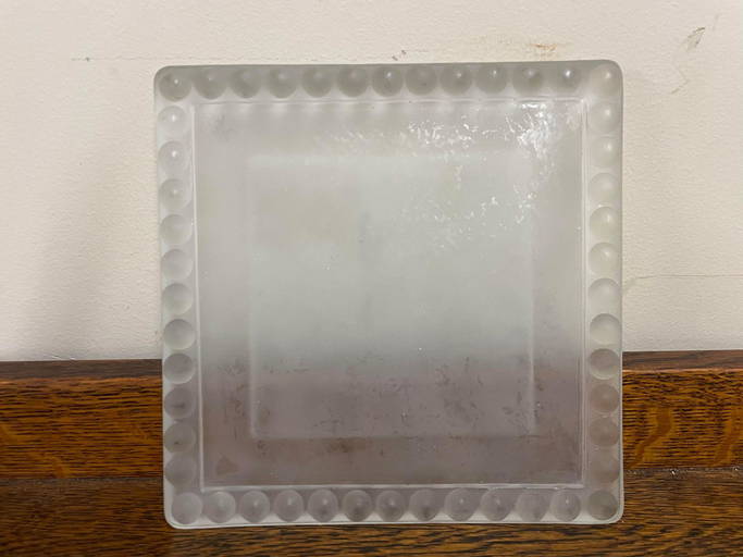 Frosted Glass Dish
