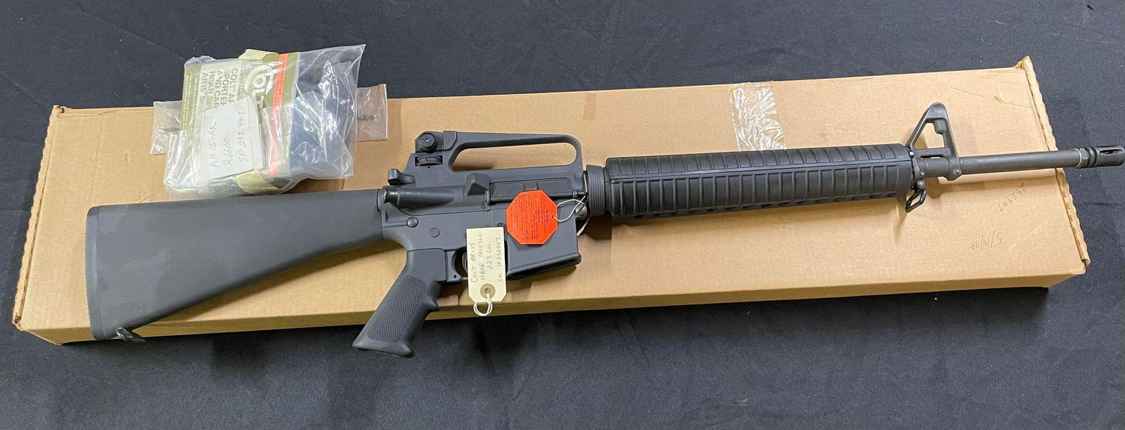 Colt Ar-15 Hbar Sporter .223 W/box Serial No. Sp242947 Auction