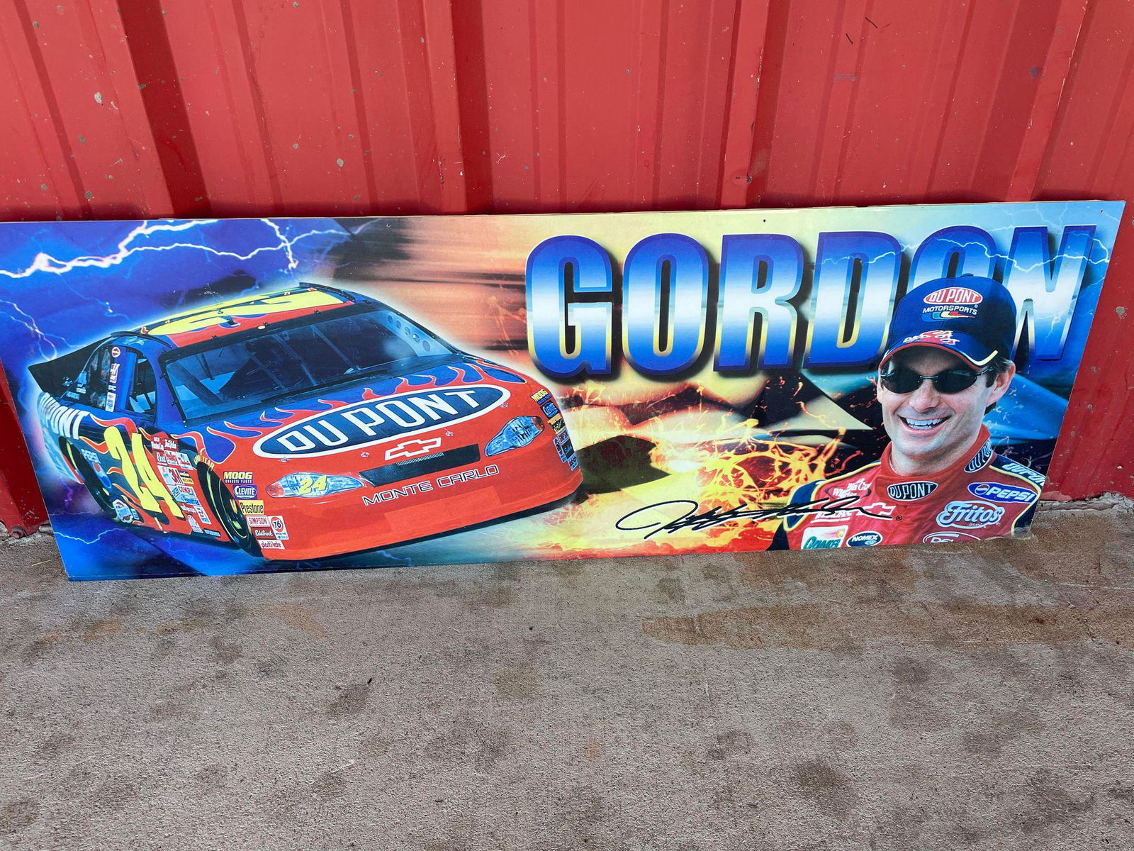 Gordon Nascar Metal Sign