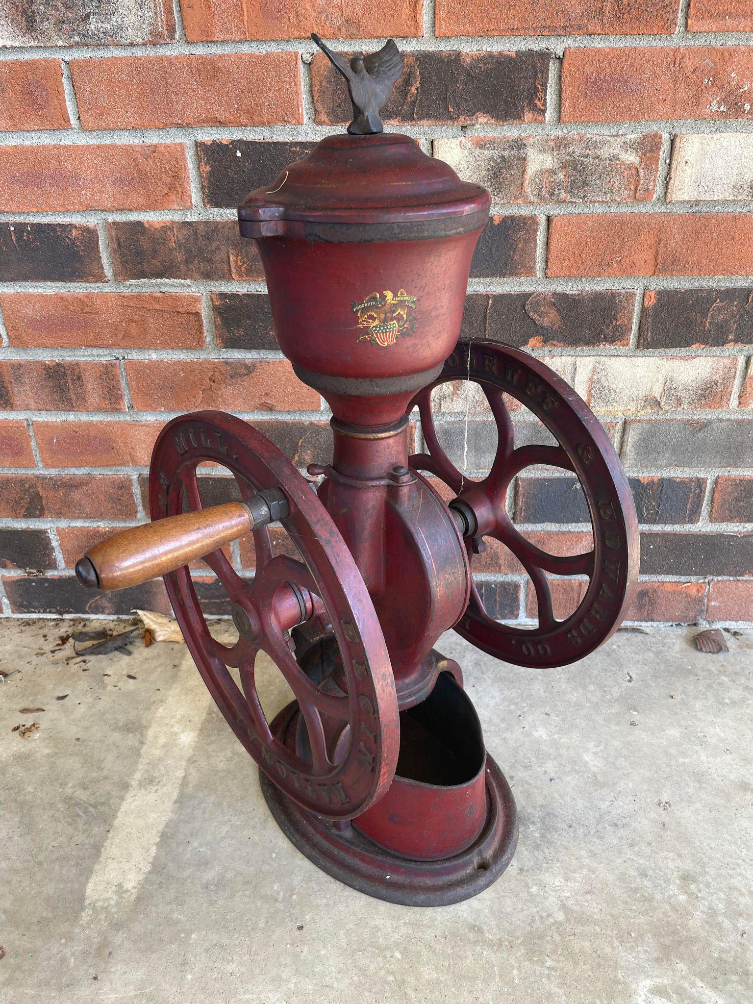 Vintage Elgin National Coffee Mill Auction