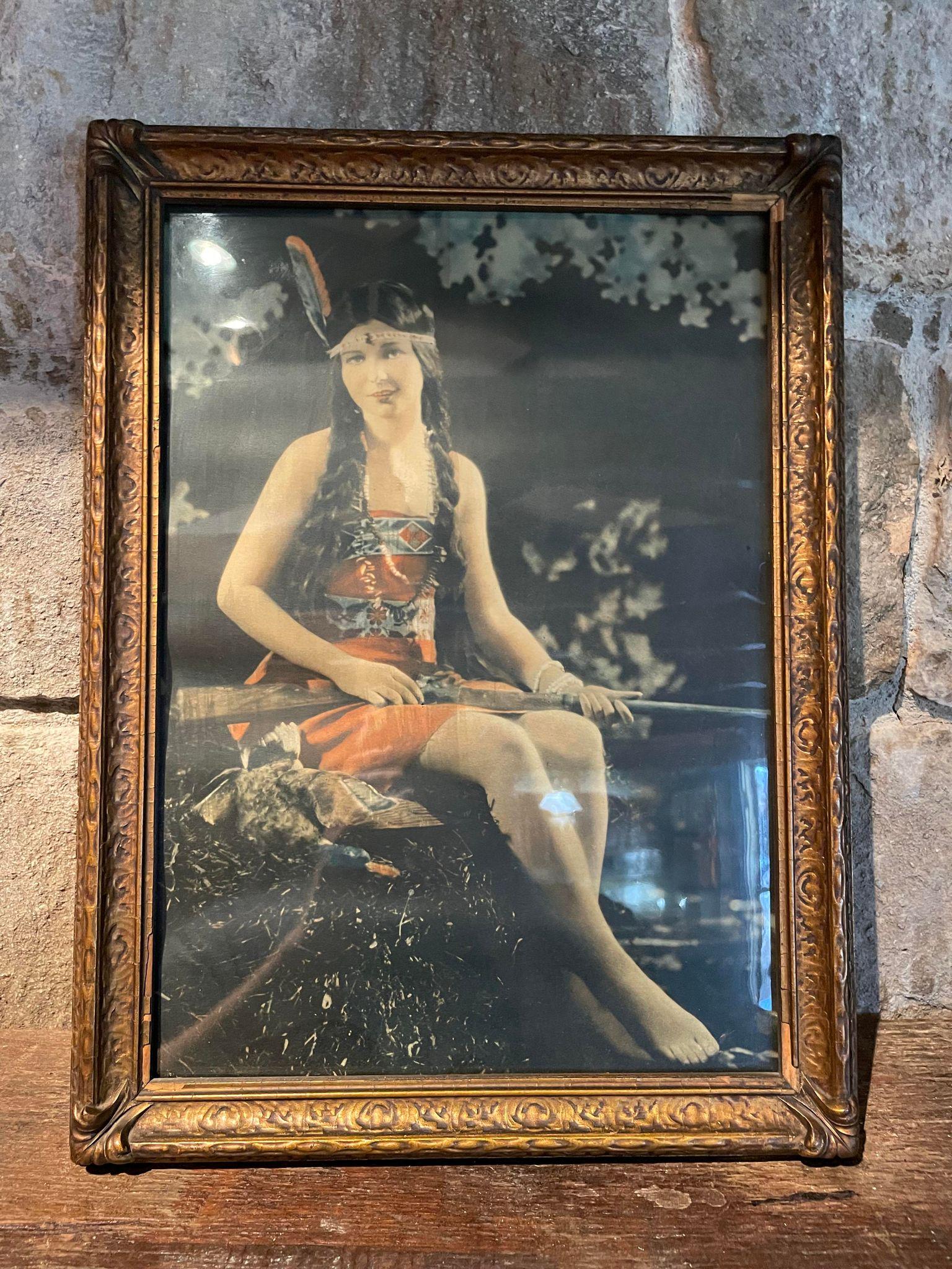 Vintage "native Woman" Photograph Auction