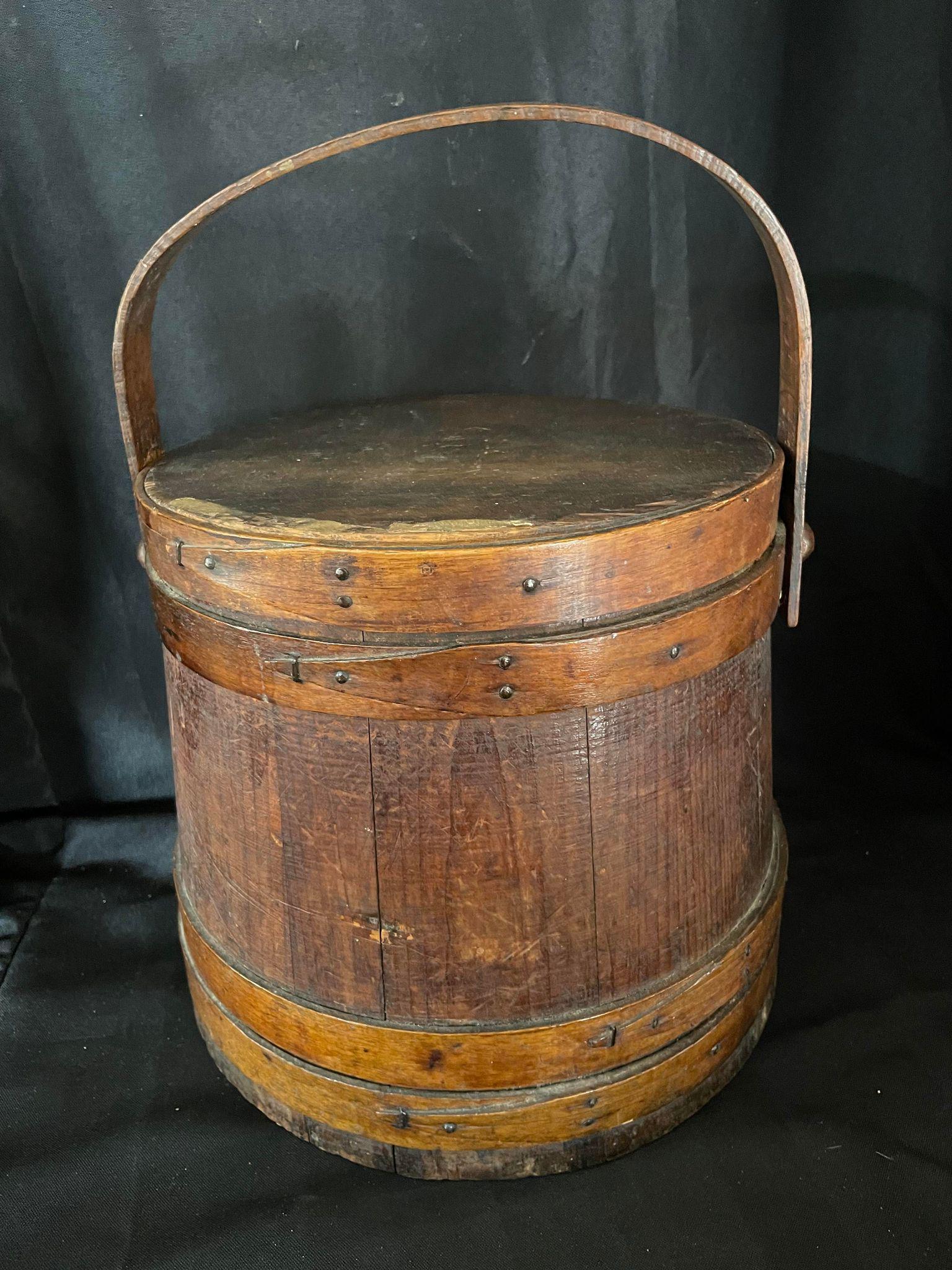 Antique Wooden Firkin Auction