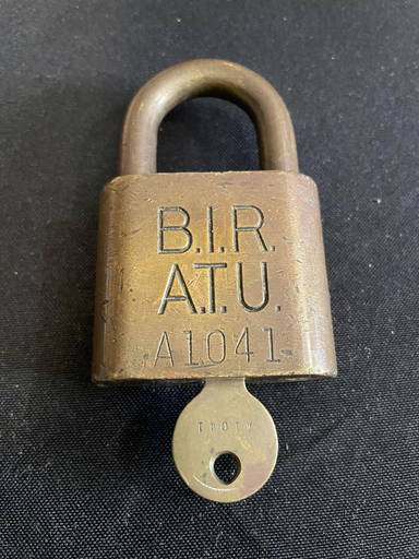 Vintage Bir Atu Lock And Key
