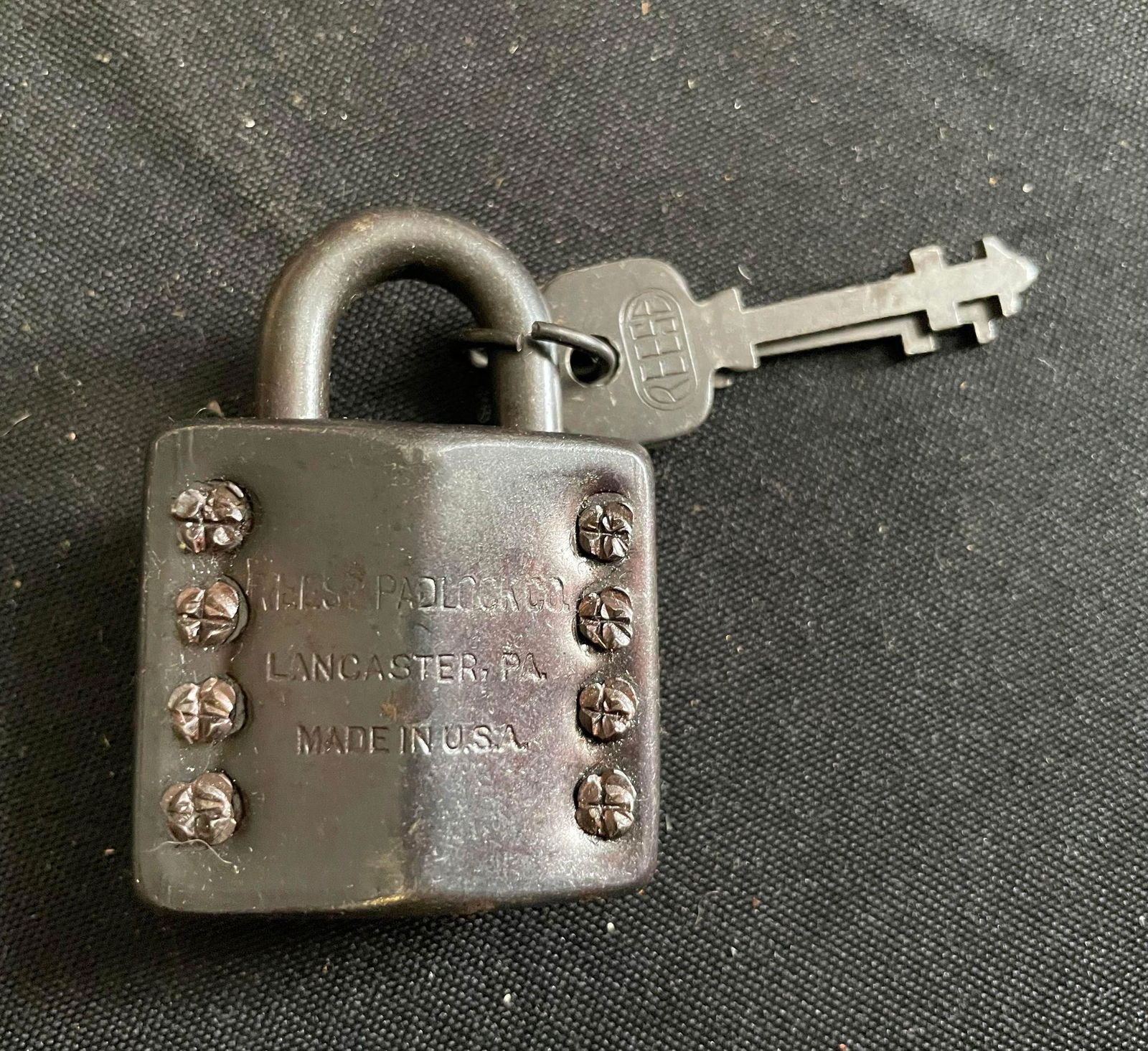 Vintage Reese Lock W/ 2 Keys