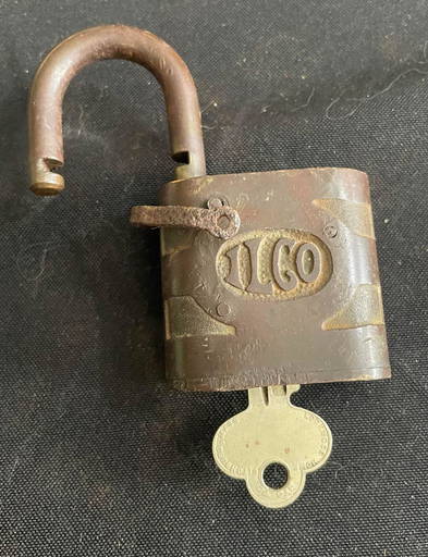 Vintage Ilco. Lock And Key