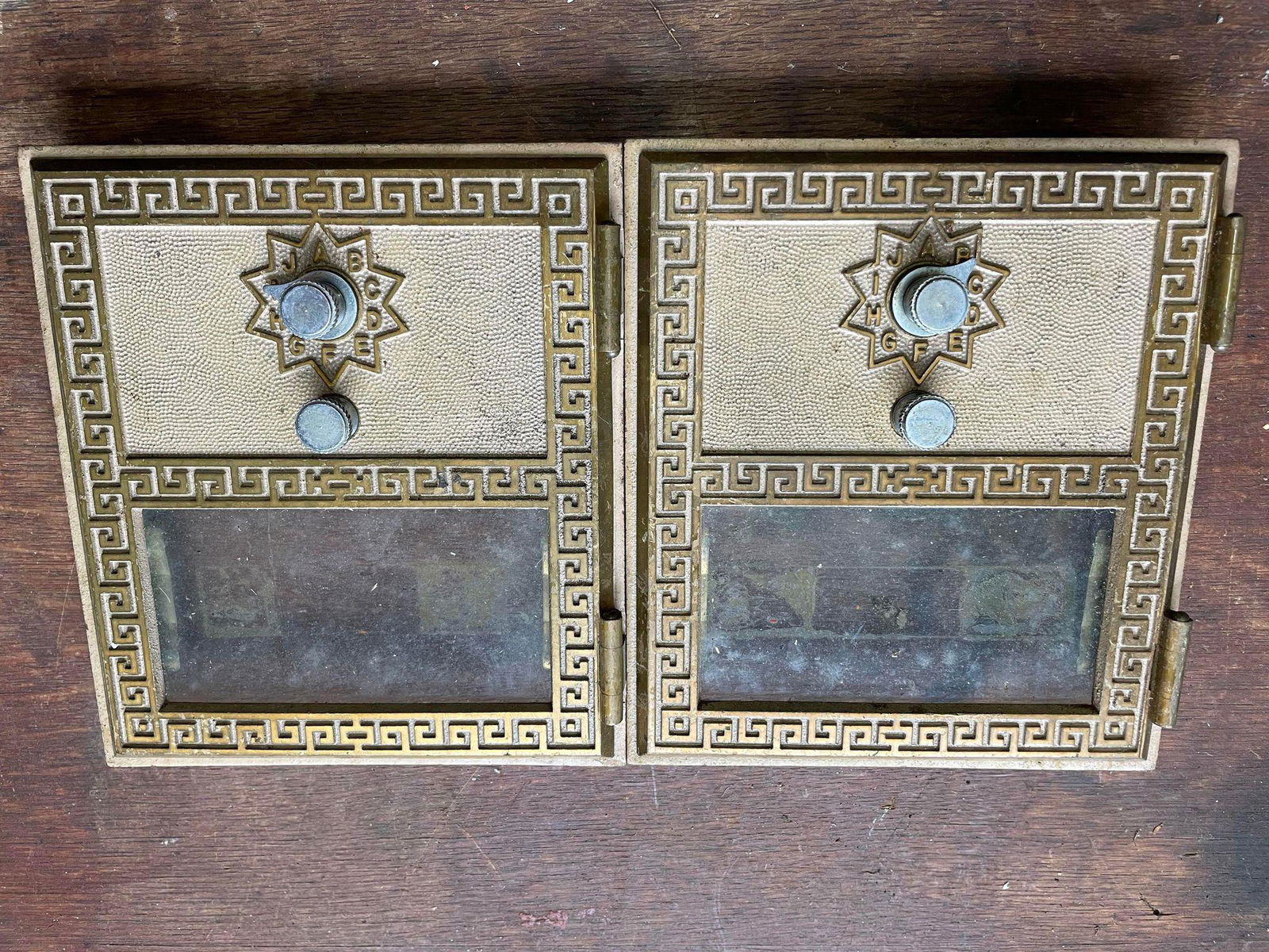 Vintage Original Usps Post Office Mailbox Solid Brass Postal Door Lock