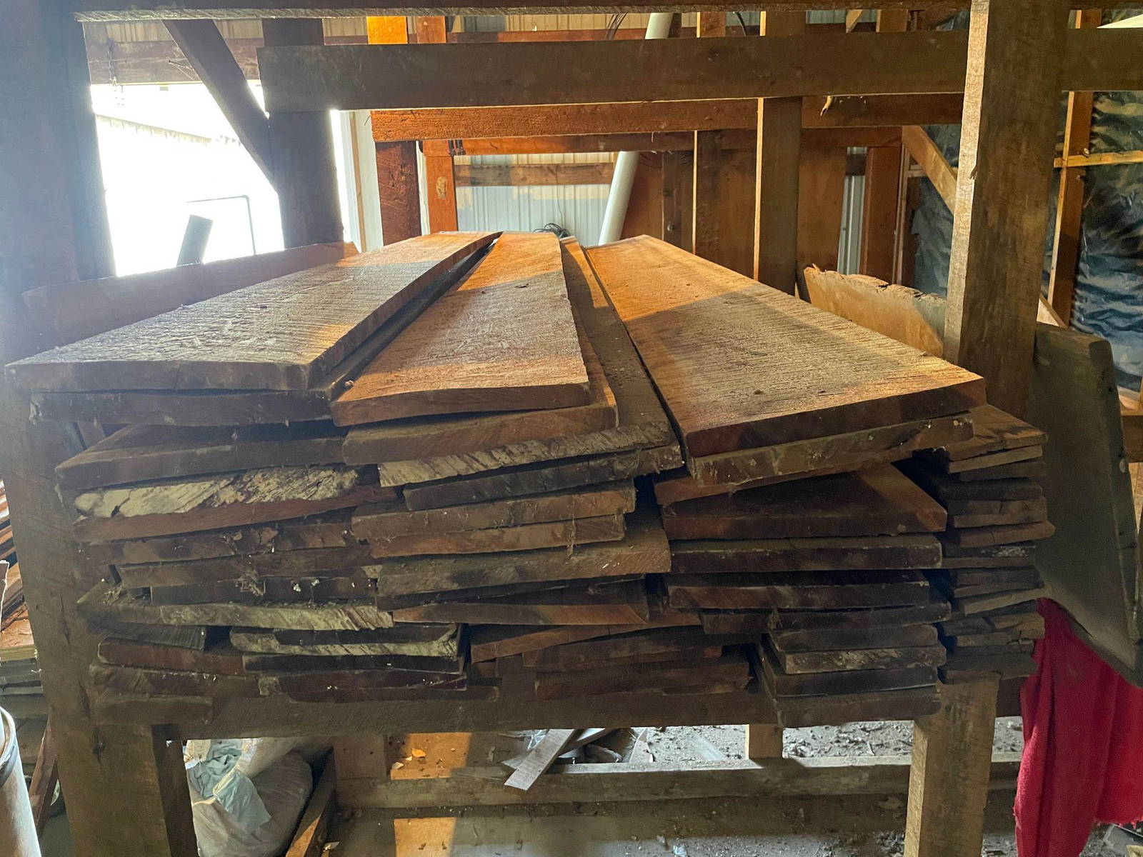 Poplar Wood Planks Auction