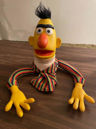 Extremely Rare Sesame Street Bert Puppet