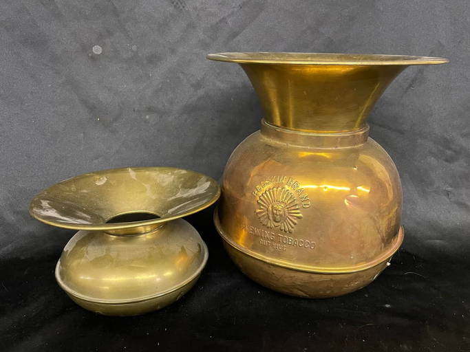 Spittoons: Redskin Brand Chewing Tobacco, Unmarked