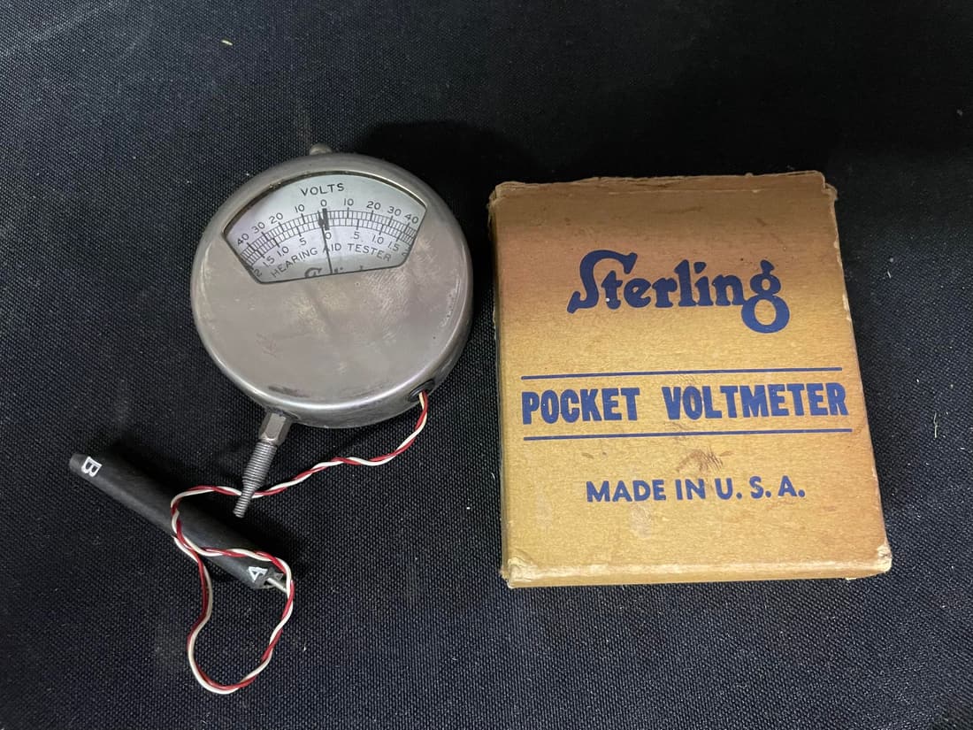 Sterling Pocket Voltmeter Auction