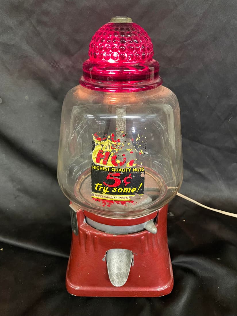 Lighted 5 Cent Candy Dispenser Auction