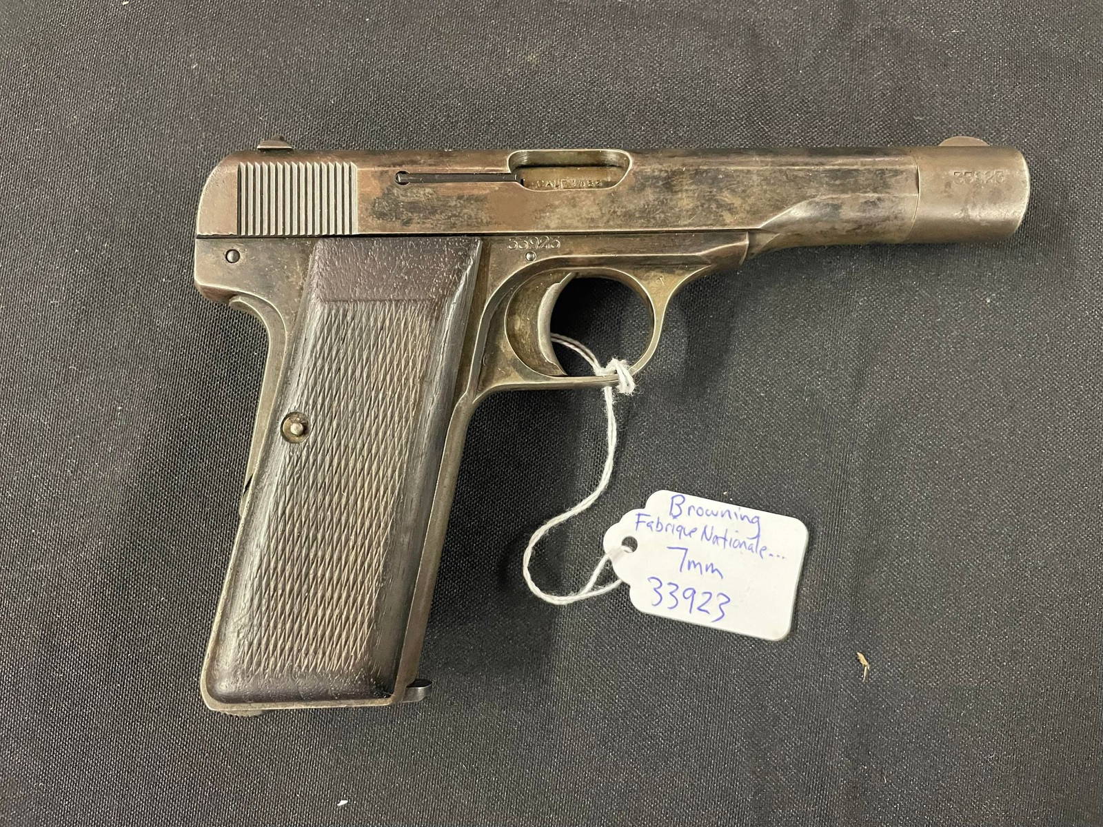 Browning Fabrique Nationale, 7mm S/n:33923 Auction