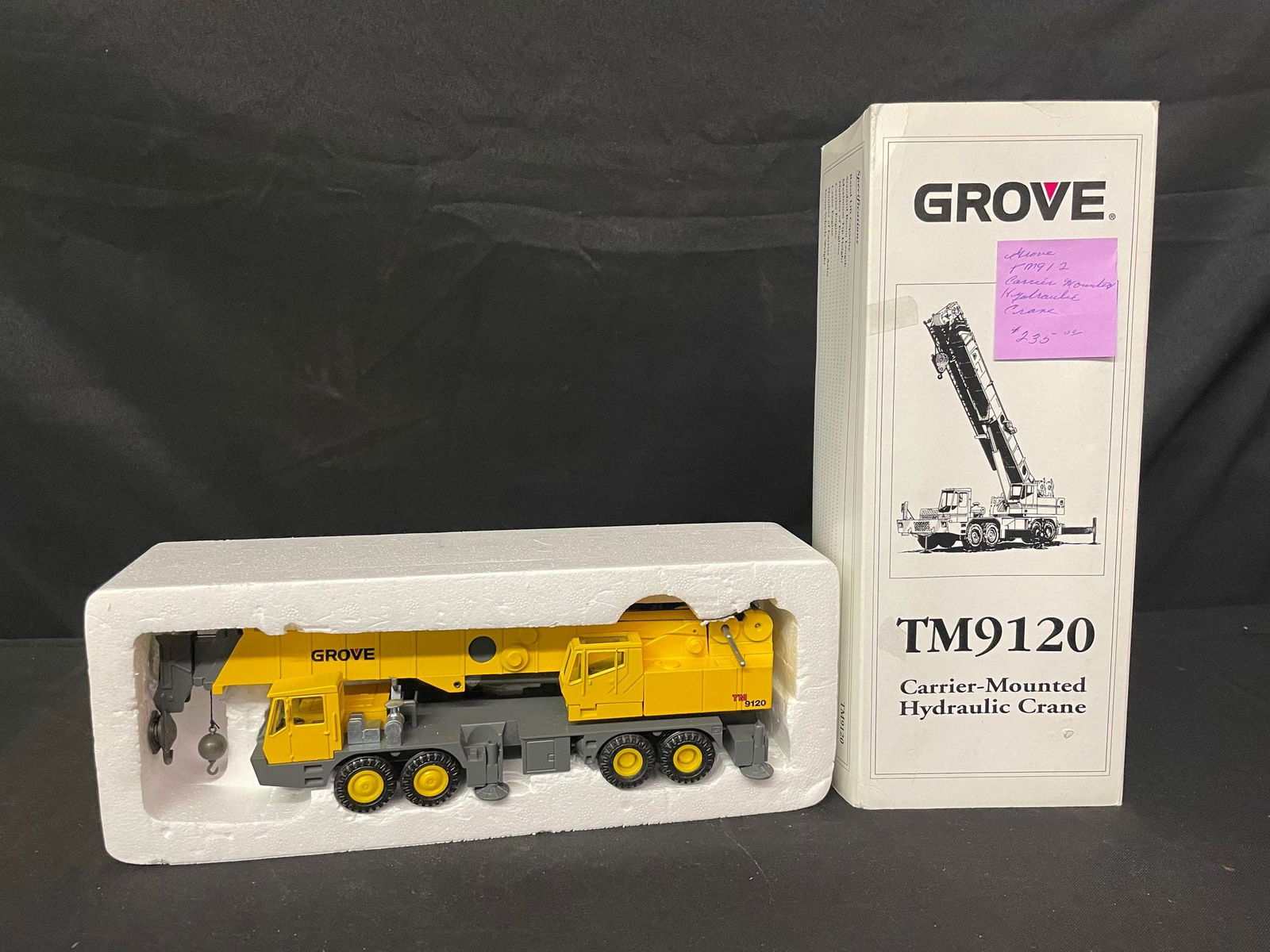 Grove Tm9120 Carrier Mounted Hydraulic Crane Auction