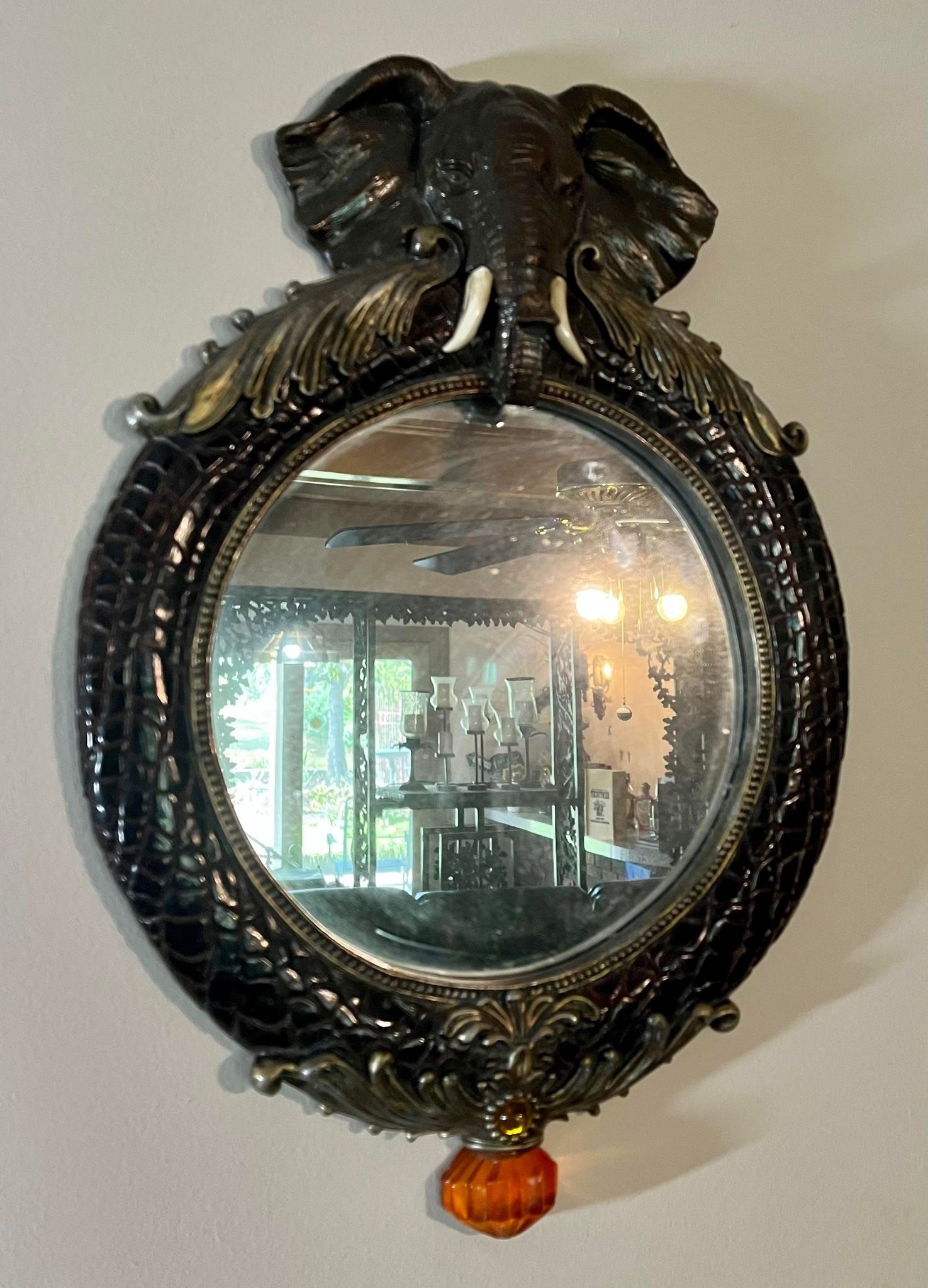 African Elephant Wall Mirror Auction